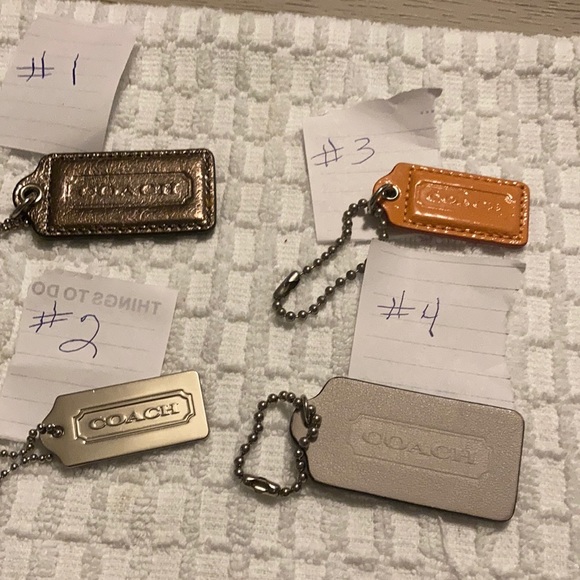 Coach | Accessories | Coach Hang Tags 3each Tag Choose Color At ...